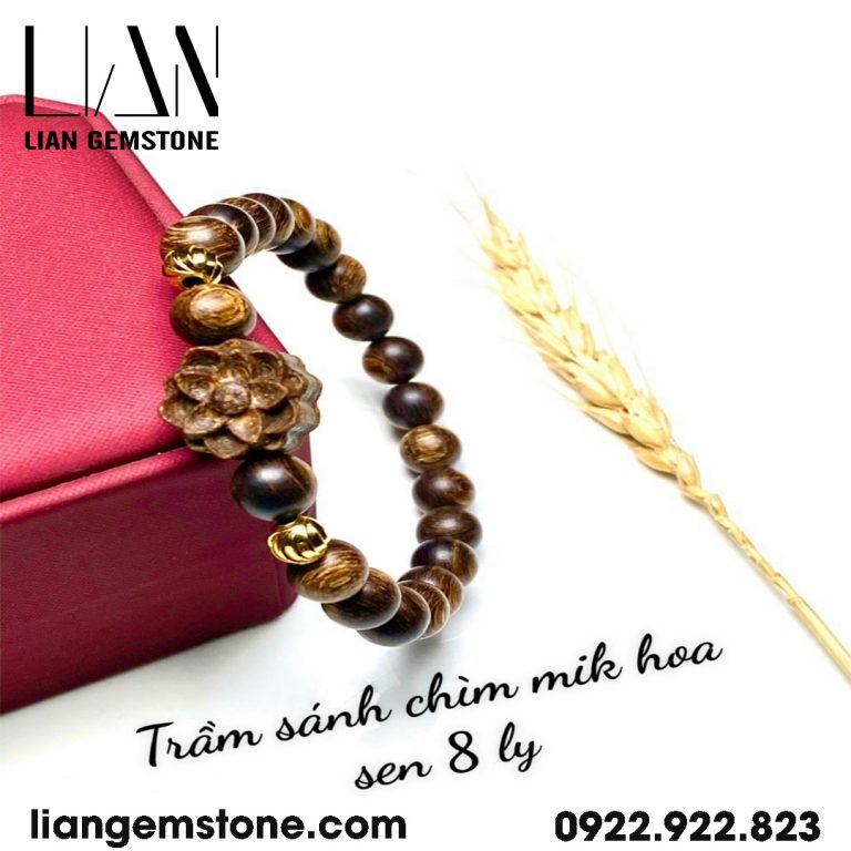 VÒNG TAY TRẦM HƯƠNG SÁNH CHÌM - LIAN GEMSTONE
